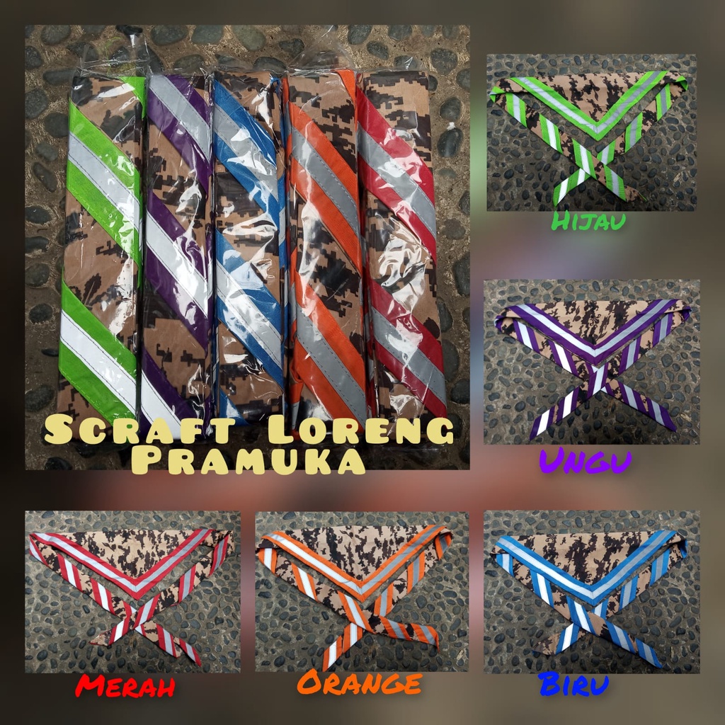 Jual Scraf / Slayer Loreng Pramuka | Shopee Indonesia
