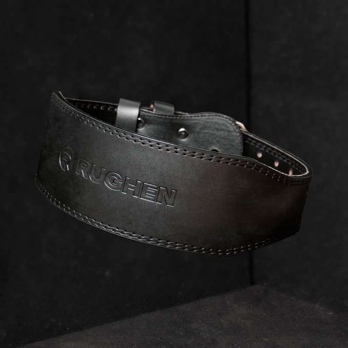 Jual Rughen Weight Lifting Belt with Padding Sabuk Gym Fitness Prong ...