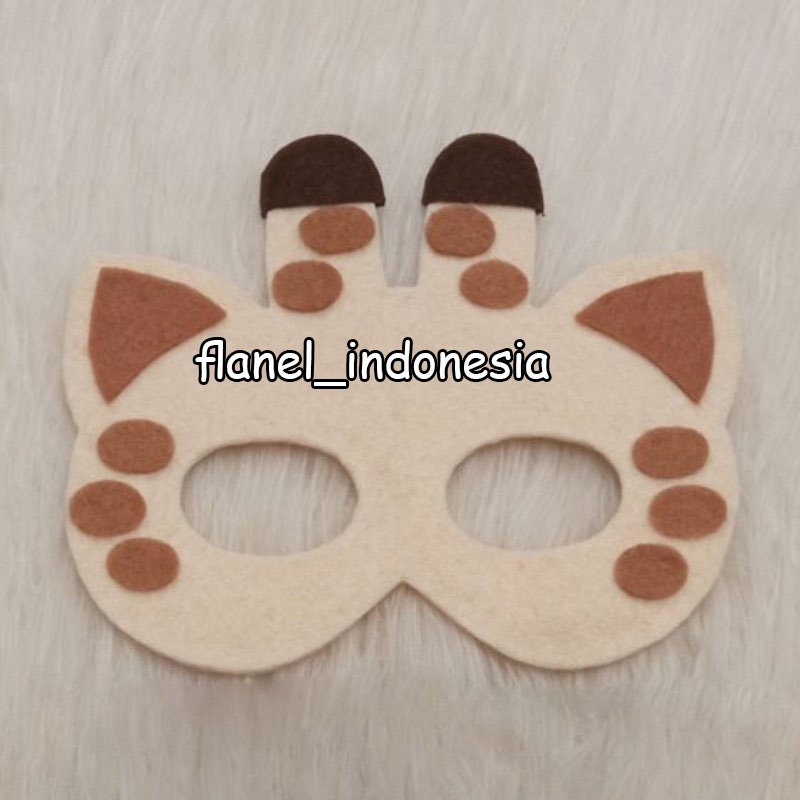 Jual Topeng Hewan Jerapah Topeng Bahan Flanel Premium Topeng Binatang ...