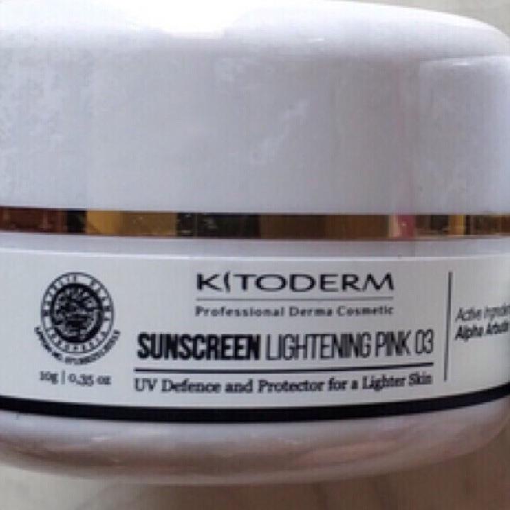 Jual Stock Banyak FELGM kitoderm sunscreen lightening pink 03 42 Stok ...