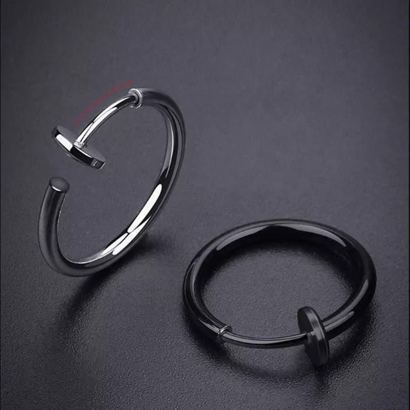 Jual Anting Piercing Ukuran 2mm Tanpa Lubang Tindik Telinga Pria dan ...