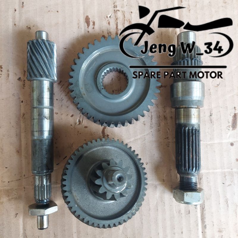 Jual RASIO GEARBOX GARDAN GIGI TRANSMISI GEAR 125 FREEGO 125 FAZZIO 125 ...