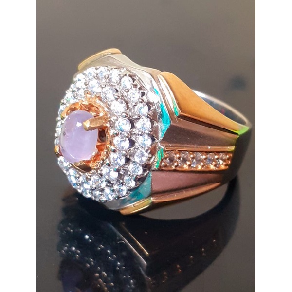 Jual natural [STAR PURPLE SAPPHIRE NO HEAT CEYLON WITH MEMO] purple ...