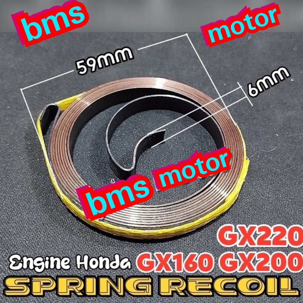 Jual Spring recoil per engkol starter mesin penggerak Honda RRT dan ...