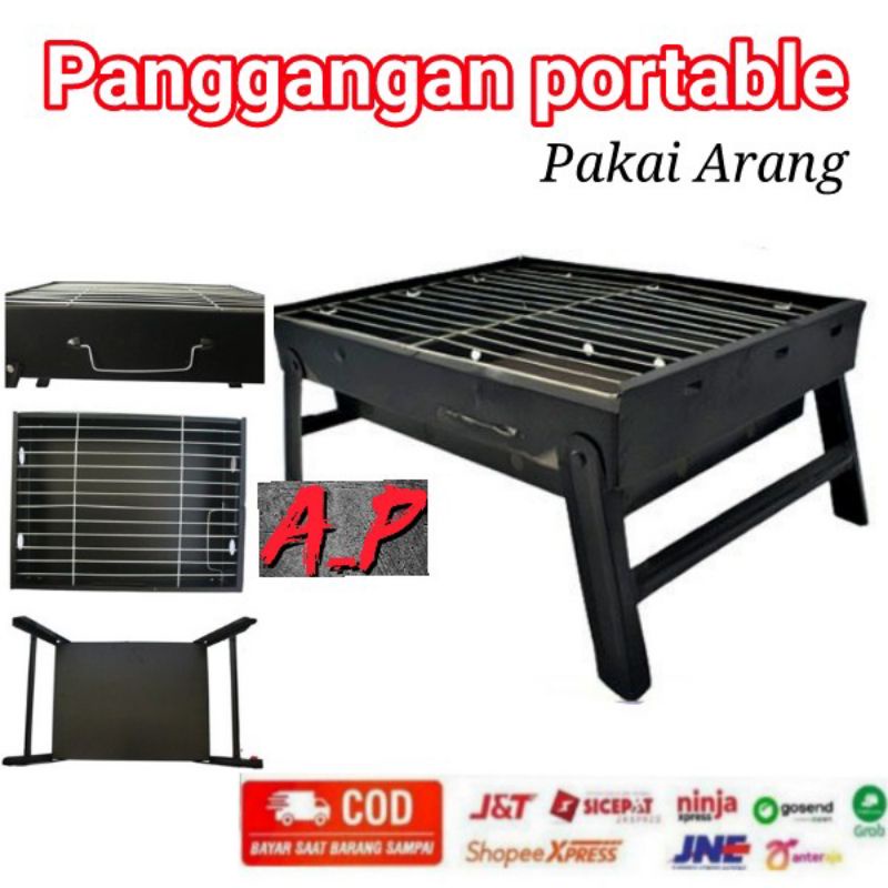 Jual (TERMURAH BISA COD) Panggangan portable / panggangan sate ...