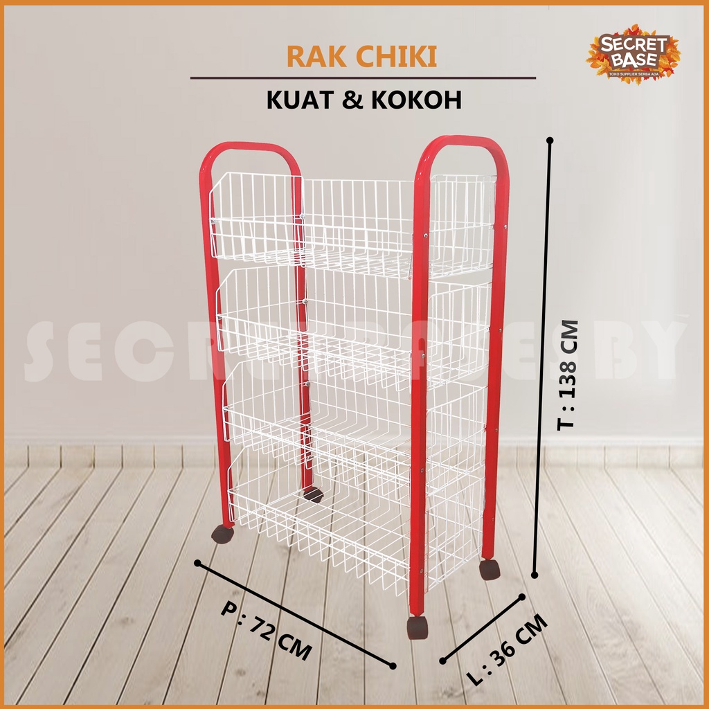 Jual RAK MINIMARKET - Roda / Rak Jualan Warung / Rak Ciki / Rak Chiki ...