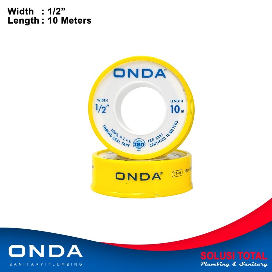 Jual [GROSIR 1 Pack 72 Pcs] Seal tape ONDA 10 Meter Sealtape / Isolasi ...