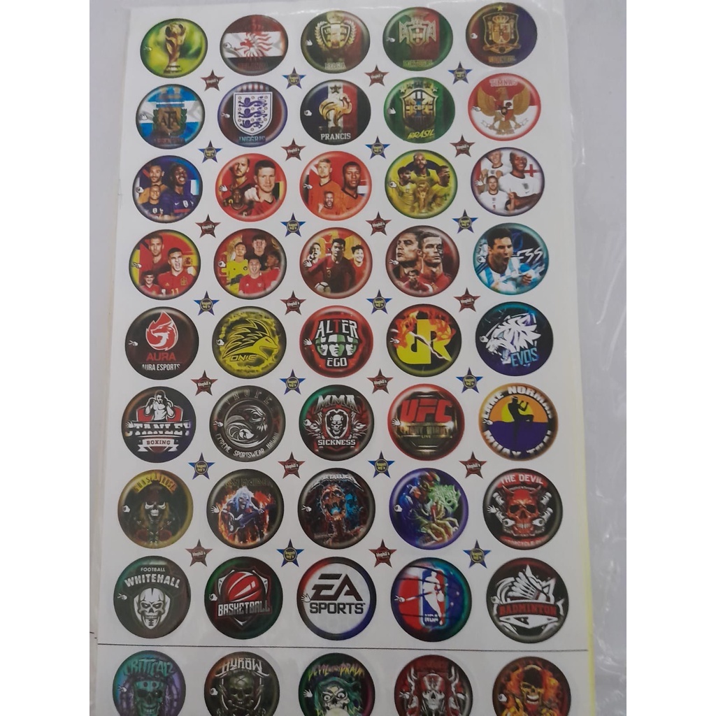 Jual Tajos Besi Tipis Mainan Anak Berkarakter 1 Lembar isi 45 Pcs Tajos ...