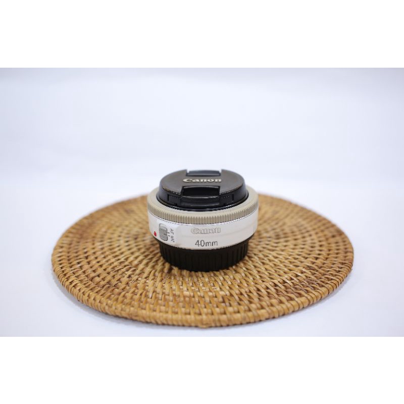 Jual LENSA CANON 40MM F2,8 MULUS NO MINUS MINUS | Shopee Indonesia