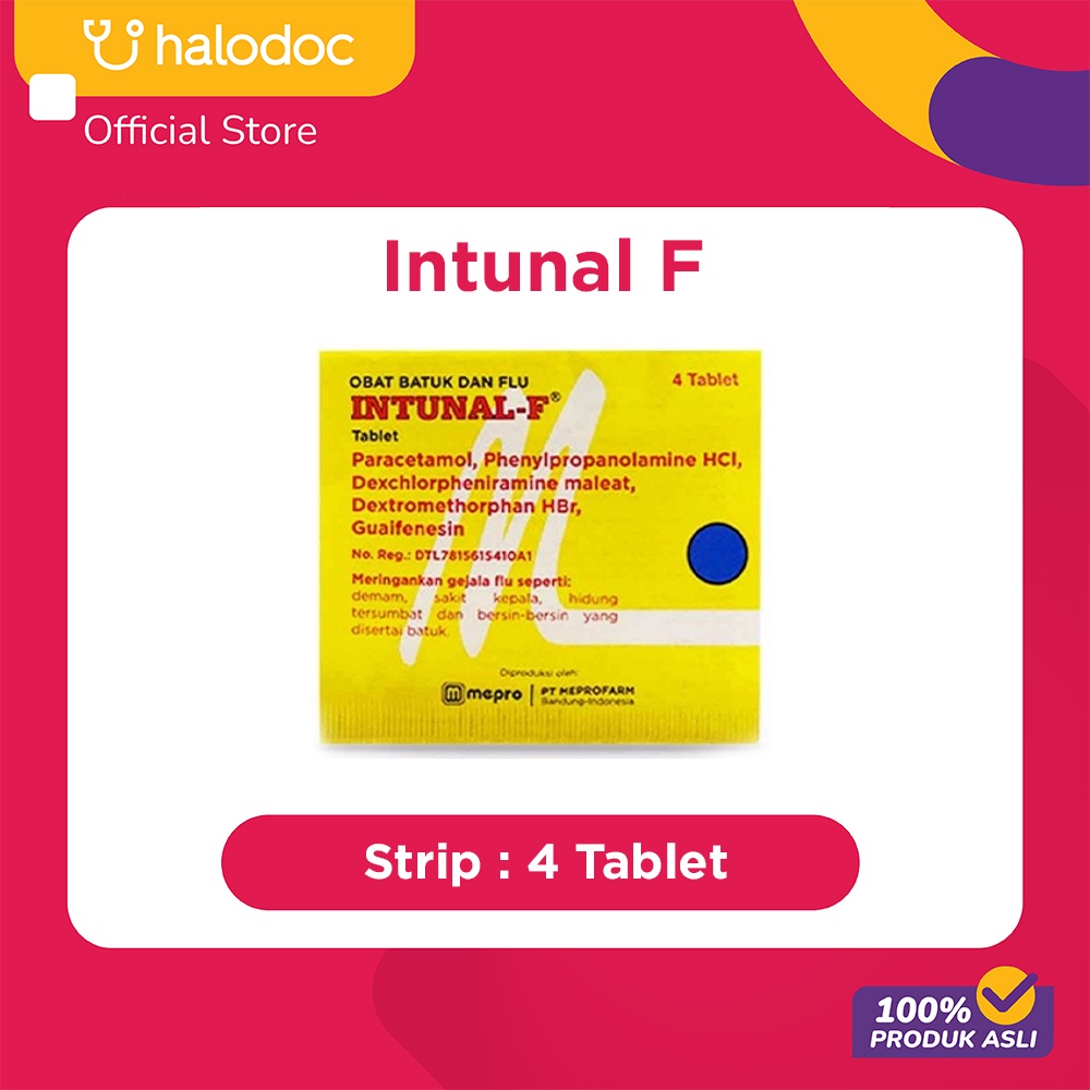 Jual Intunal F 4 Tablet | Shopee Indonesia