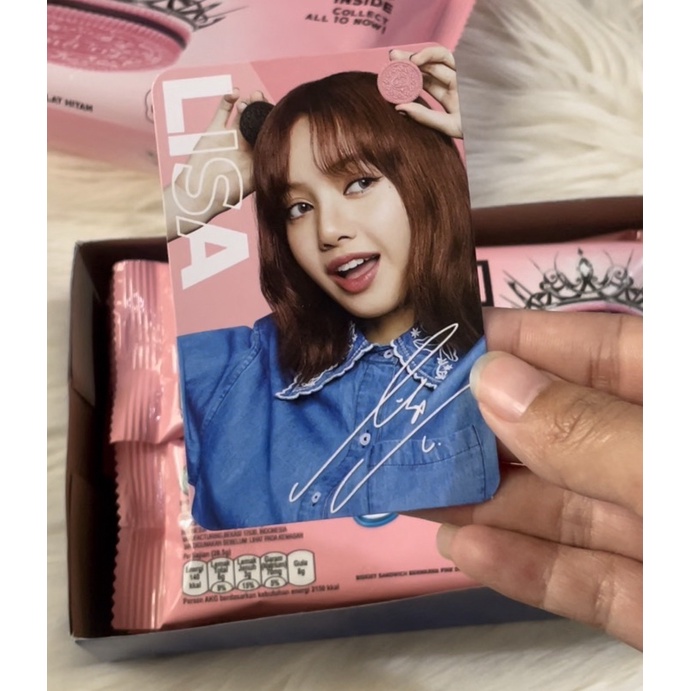 Jual photocard lisa rose blackpink x oreo | Shopee Indonesia