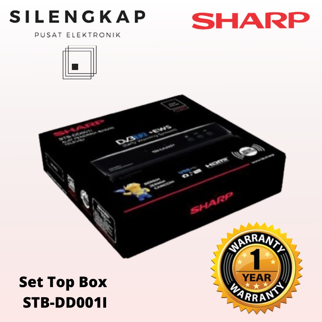 Jual SET TOP BOX SHARP DD001/SET TOP BOX TV DIGITAL GARANSI RESMI ...