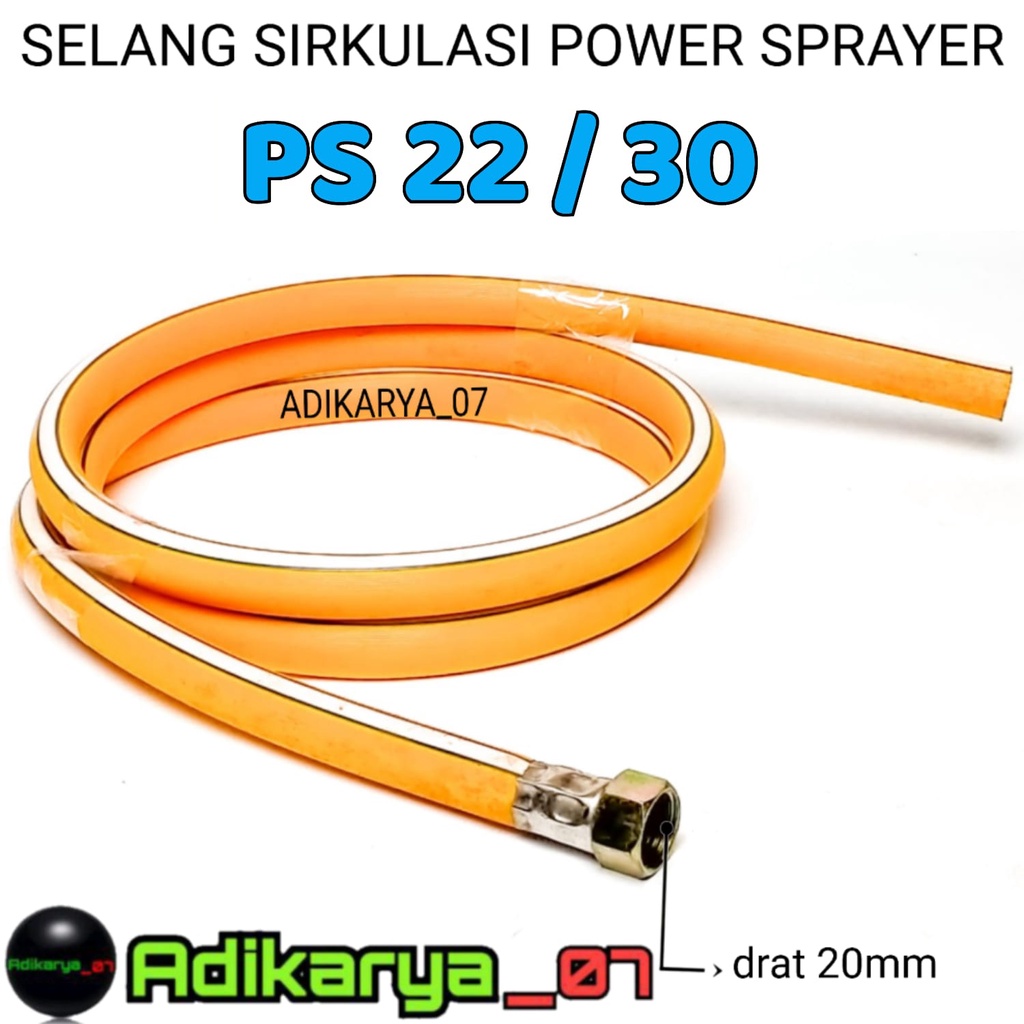 Jual Selang buang sirkulasi air mesin steam power sprayer PS22 PS30 ...
