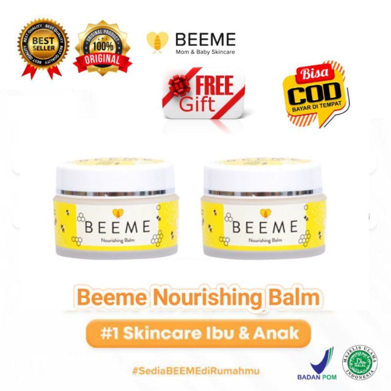 Jual PAKET BUNDLING (2PCS) BEEME NOURISHING BALM/Pelembab Serbaguna ...
