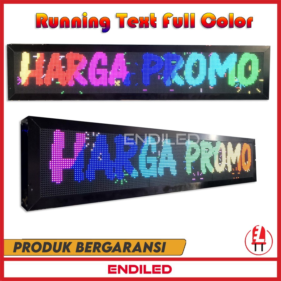 Jual running text full color | Shopee Indonesia