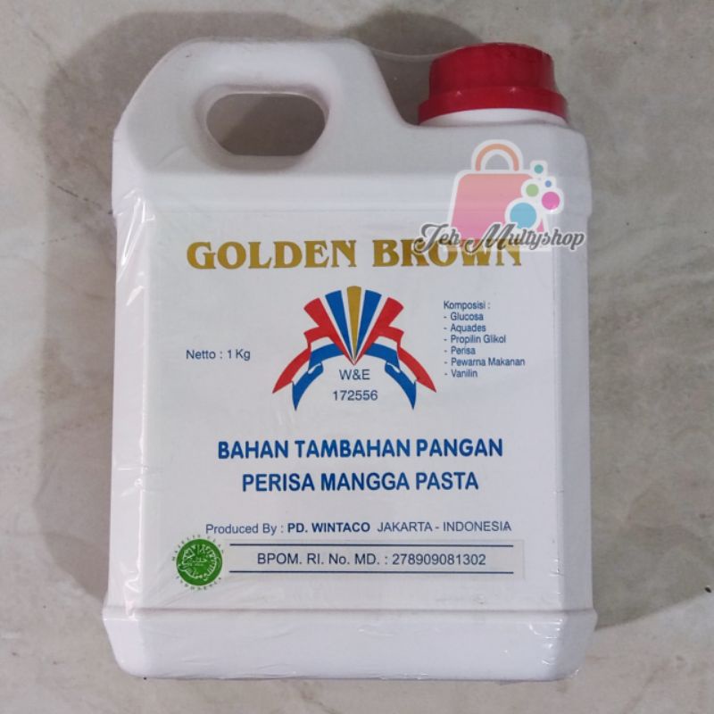 Jual Pasta/perisa golden brown all variant isi 1 liter atau 1kg (Red ...