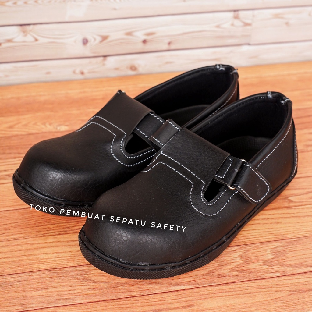 Jual Sepatu Safety Cewek Fantofel Cewek KITCHEN anti licin Sepetu kerja ...