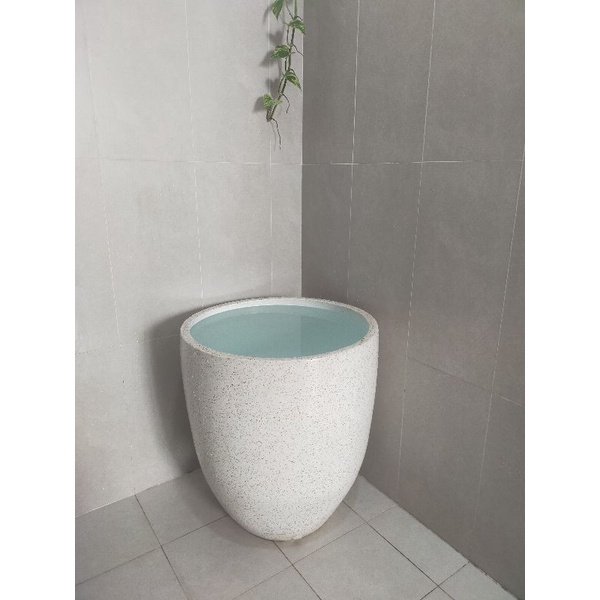 Jual Bak Mandi Terakota D50T50 Motif Bercak Teraso | Shopee Indonesia