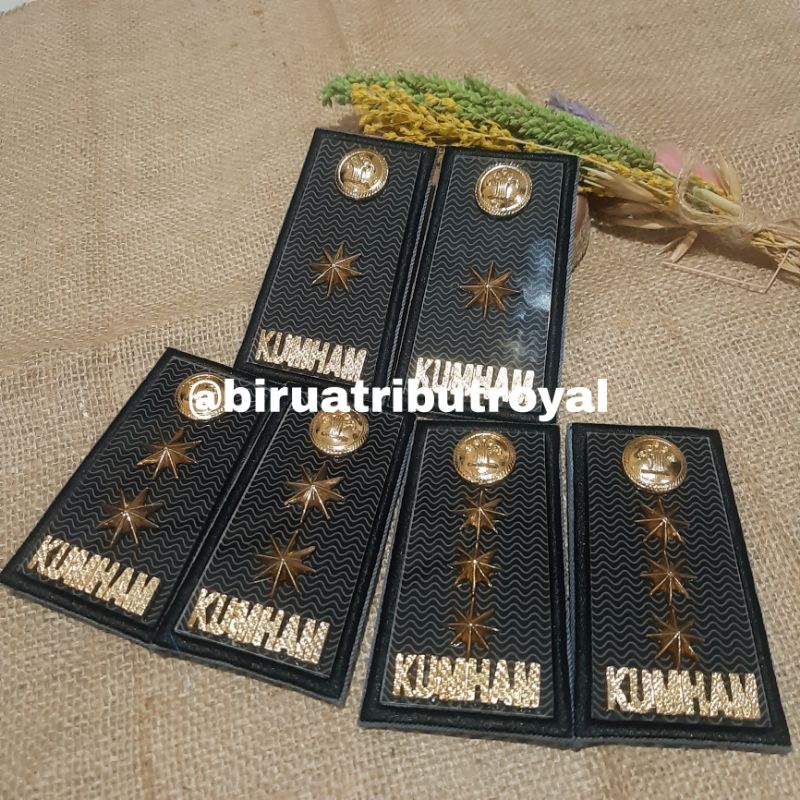 Jual PANGKAT PDH KUMHAM AKRILIK 4C , 4D , 4E TERBARU - KEMENKUMHAM ...