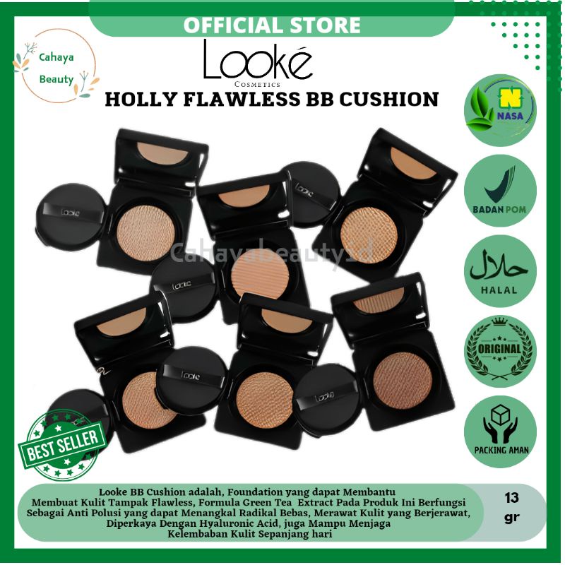 Jual Looke Holy Flawless BB Cushion / BB Cream BB Cushion looke ...