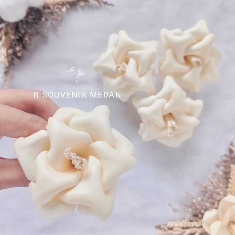 Jual (1psc)Bunga Lontar Camelia/Klobot Jagung Camelia/Bunga Rustic ...