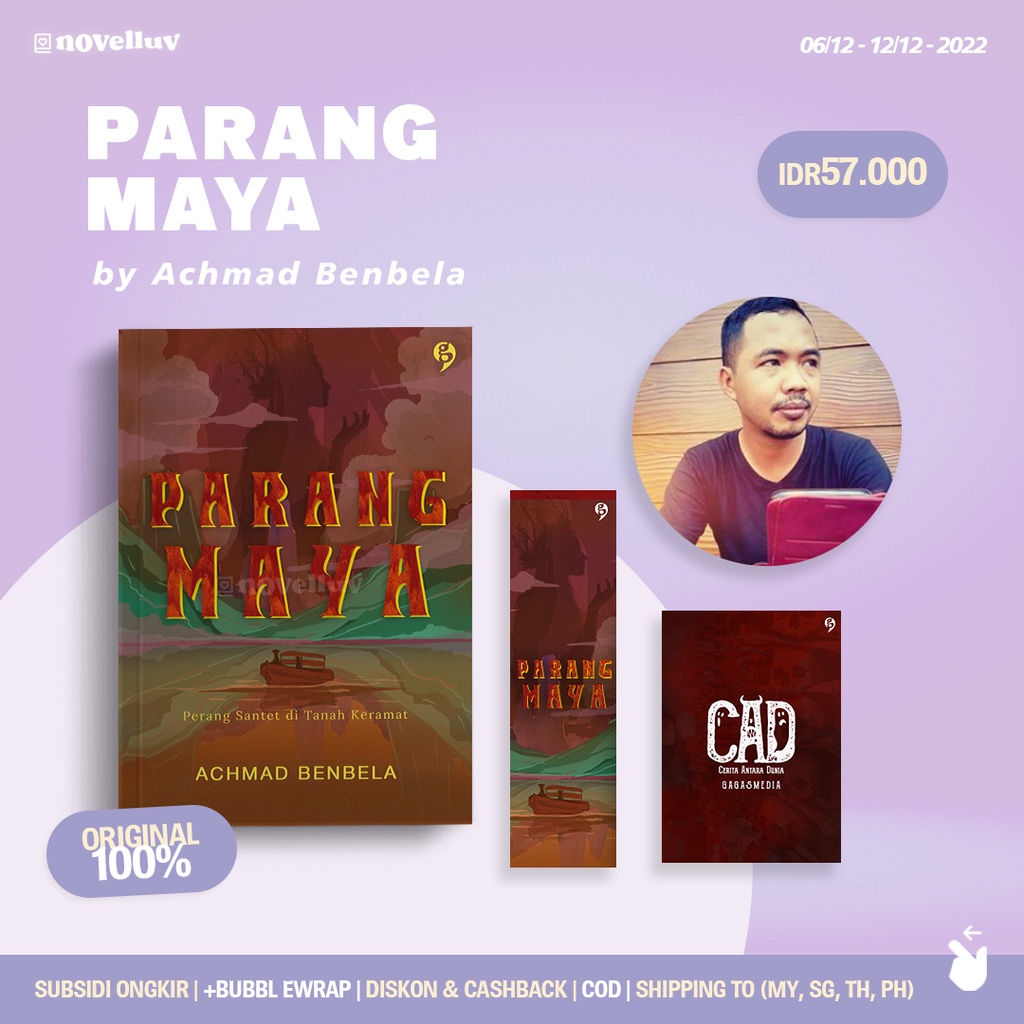 Jual Buku Novel Parang Maya by Achmad Benbela - Novel Horor - Novel ...