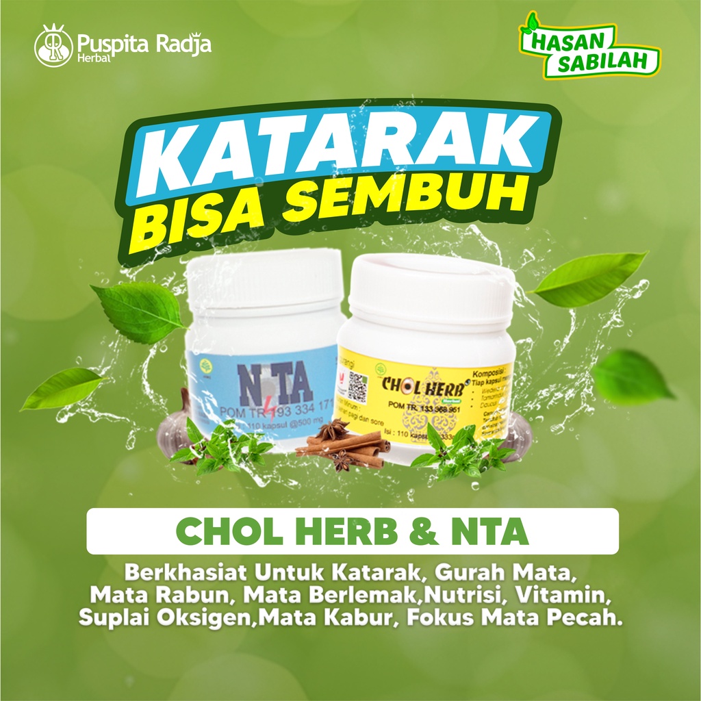 Jual [BISA COD] Paket Spesial Katarak Chol Herb & NTA Hasan Sabilah ...