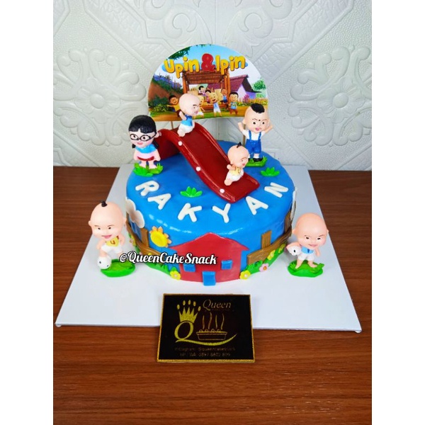 Jual Kue Upin Ipin Fondant Kue Ulang Tahun anak Karakter Upin Ipin Bsd ...