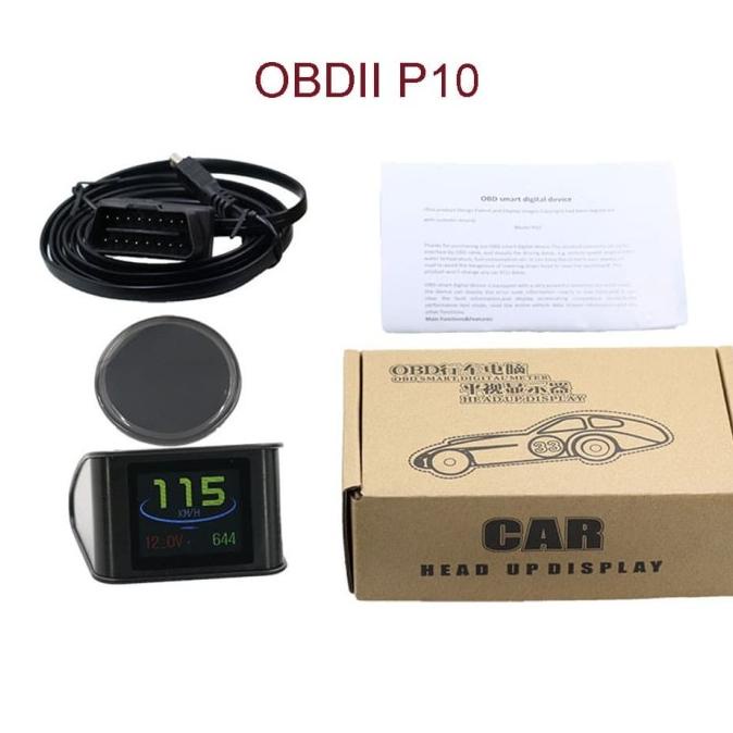 Jual Display Hud Mobil Obd2 Computer Speedometer Digital Mobil - P10 ...