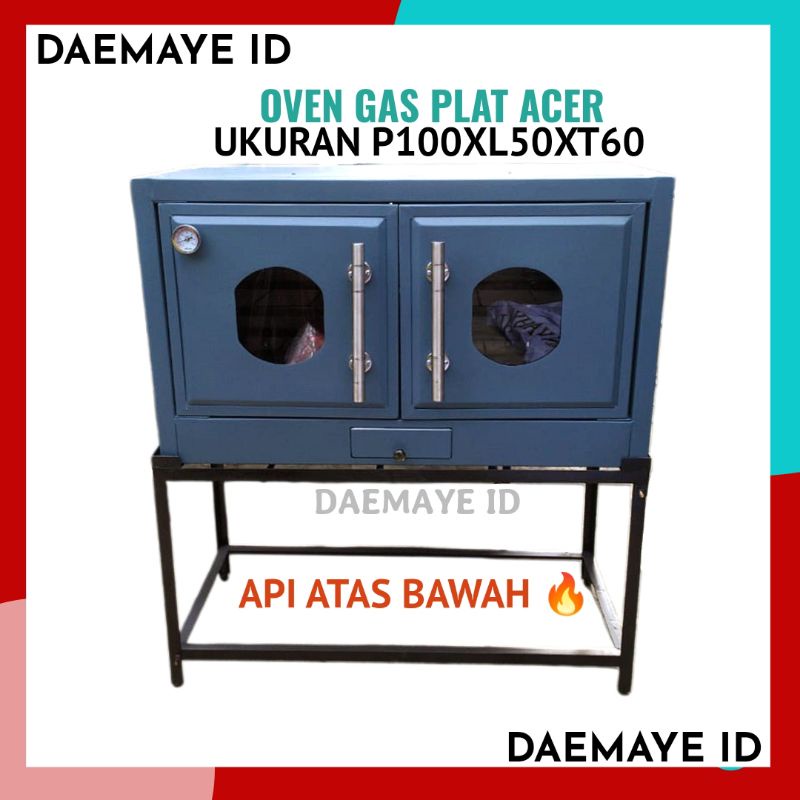 Jual Oven Gas Platt 100x50 / Api Atas Bawah / Oven Gas Besar Bima ...