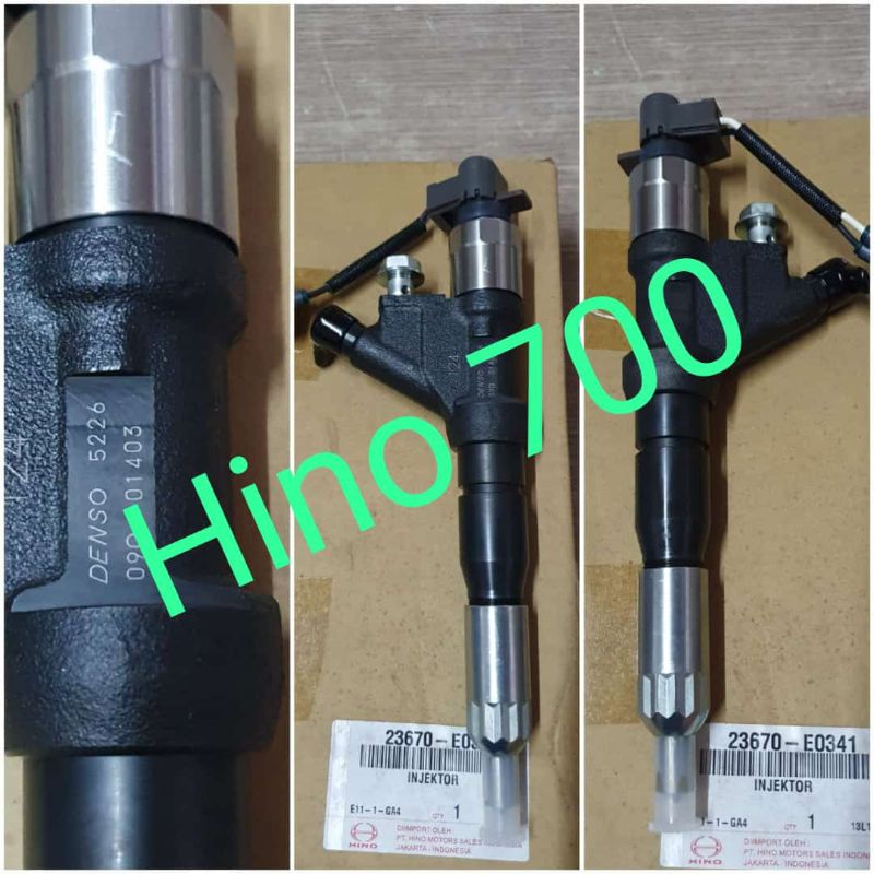 Jual NOZZLE INJEKTOR E13C NOSEL INJECTOR HINO 700 23670-E0341 GENUINE ...