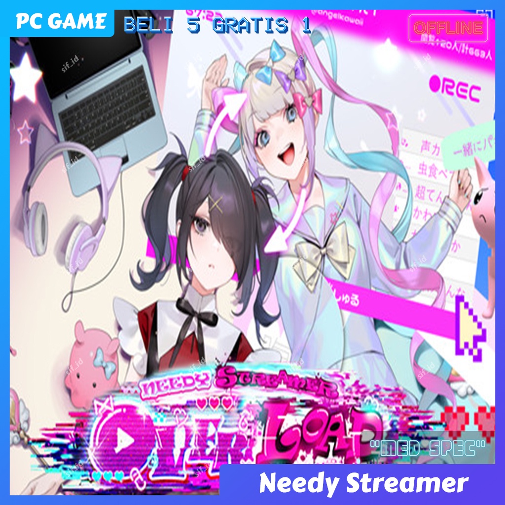Jual Needy Streamer Overload - PC Game - DVD Game PC | Shopee Indonesia