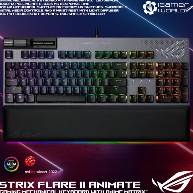 Jual ASUS ROG Strix Flare II Animate Led Display Mechanical Gaming ...