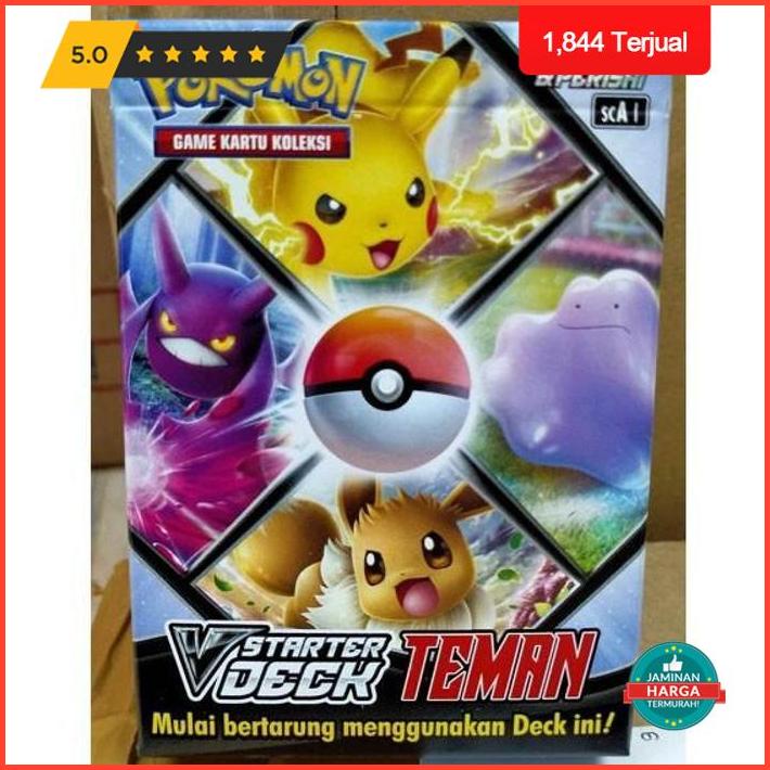 Jual Extra Cashback Kartu Pokemon Tcg Seri 7 V Starter Deck Teman Sca1 Pedang Dan Perisai ...