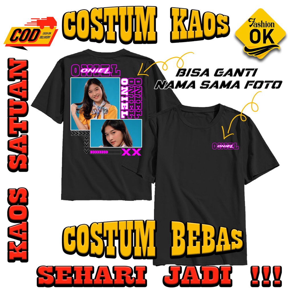 Jual SEHARI JADI! CUSTOM REQUEST KAOS BUCIN STREETWEAR BISA REQUEST PAKAI FOTO SENDIRI SUKA SUKA ...