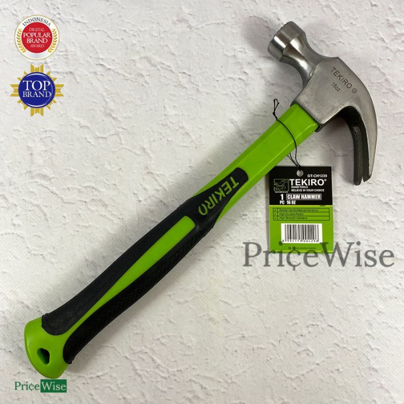 Jual Palu Kambing 16 oz Tekiro | Claw Hammer 16oz | Tukul | Shopee ...