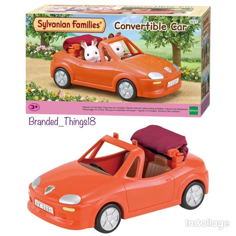Jual Sylvanian Family Convertible Car Mobil Sports Sport Atap Buka Red ...
