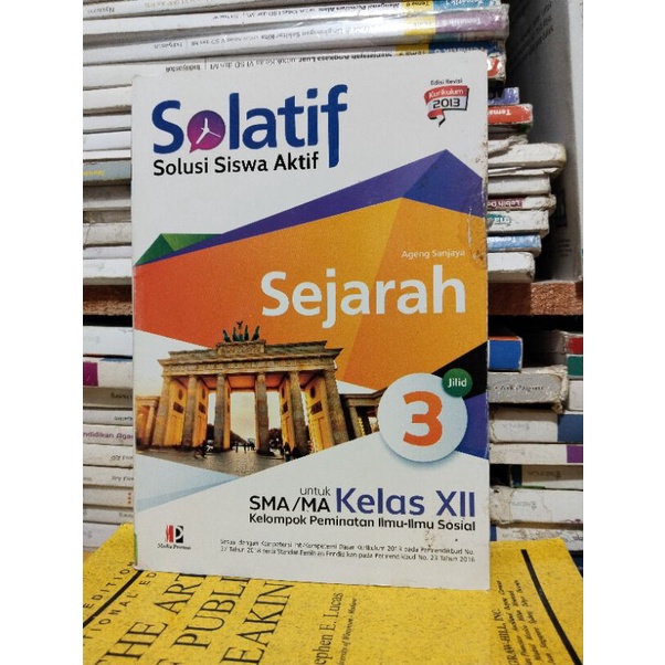 Jual BUKU SOLATIF SEJARAH KELAS 12/XII/3 SMA/ MA MASMEDIA | Shopee Indonesia