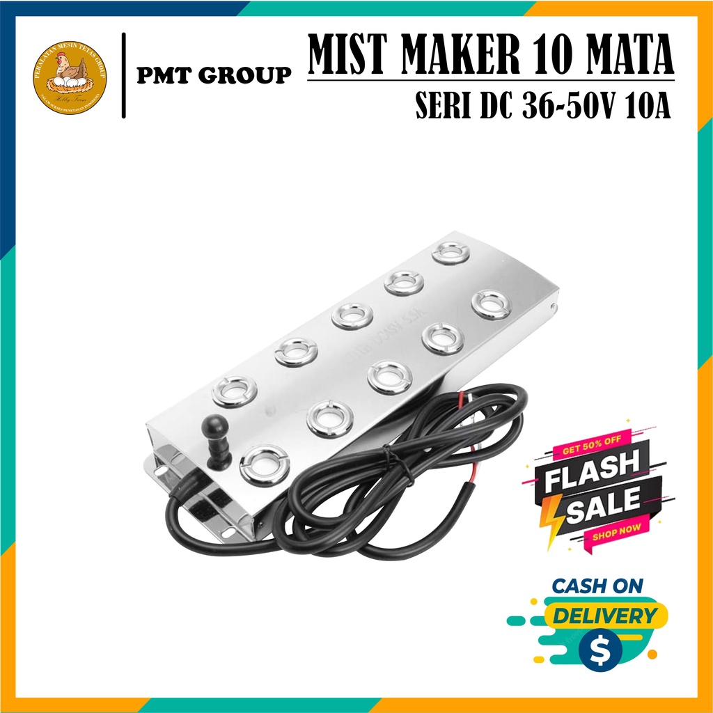 Jual Mist Maker Ultrasonic 10 mata Pengkabut/Pengembun Humifider ...
