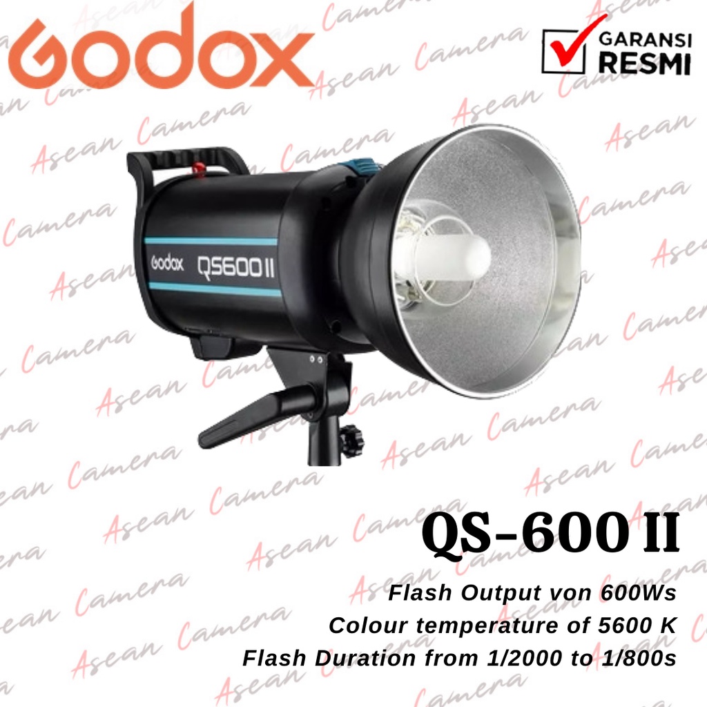 Jual Godox QS600II QS600 Ver II QS-600 QS-600II Professional Studio ...