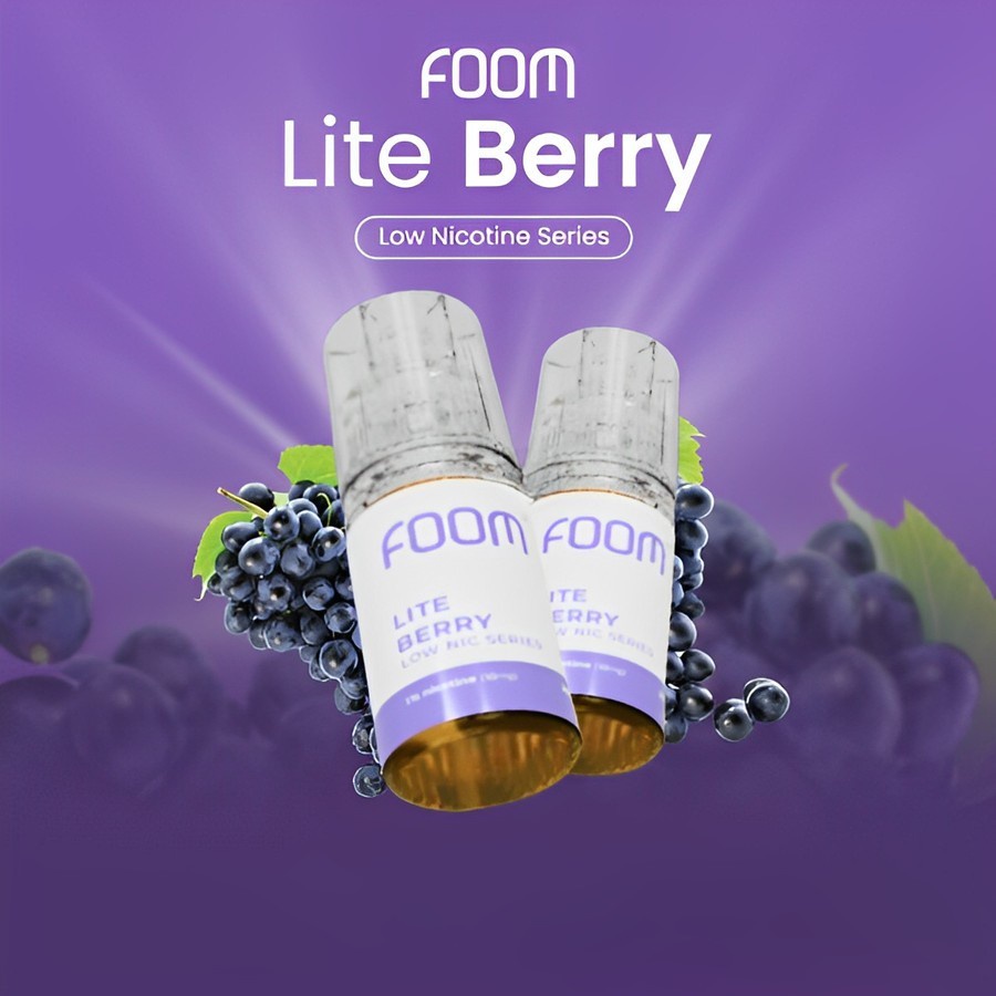 Jual Liquid Foom Lite Berry Salt Nic 30ML by Foom Lab / Foom Lite Salts ...
