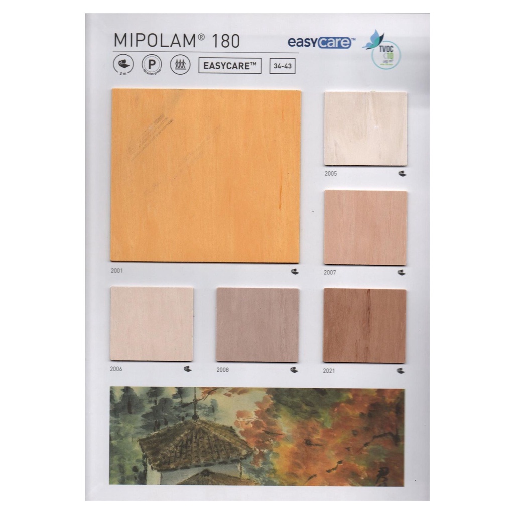 Jual VINYL LANTAI GERFLOR MIPOLAM 180 HOMOGENEOUS SHEET/LANTAI VINYL ...