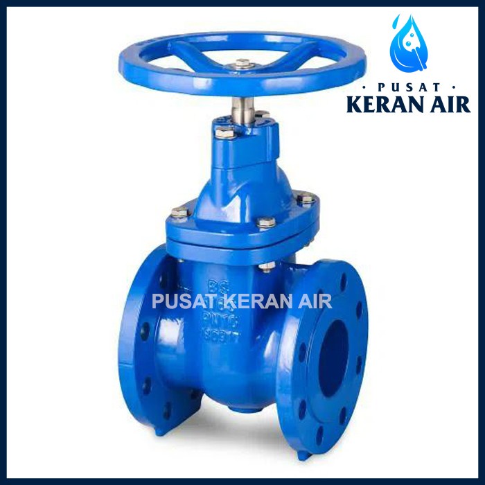 Jual 3" INCH GATE VALVE CAST IRON KONEKSI FLANGE JIS 10K | Shopee Indonesia