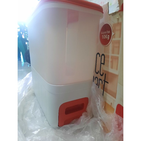 Jual Rice Smart Tempat Beras tupperware Dispenser Beras Tupperware ...