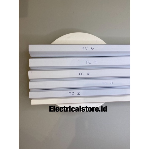 Jual TC 3 - Penutup Kabel Dinding 1 Meter (Putih) + Lem Perekat ( TC3 ) | Shopee Indonesia