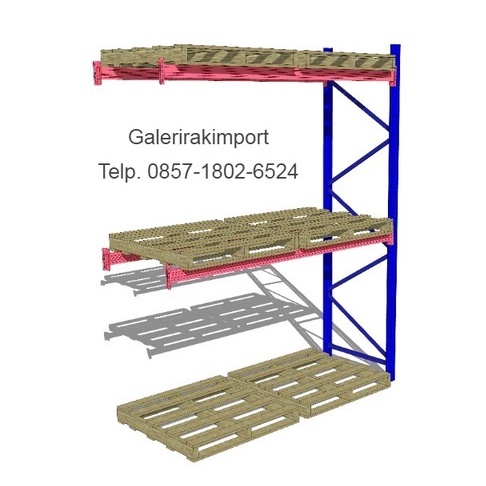 Jual Rak Gudang Pallet Kapasitas Beban 1000kg/Level Beam, Selective ...