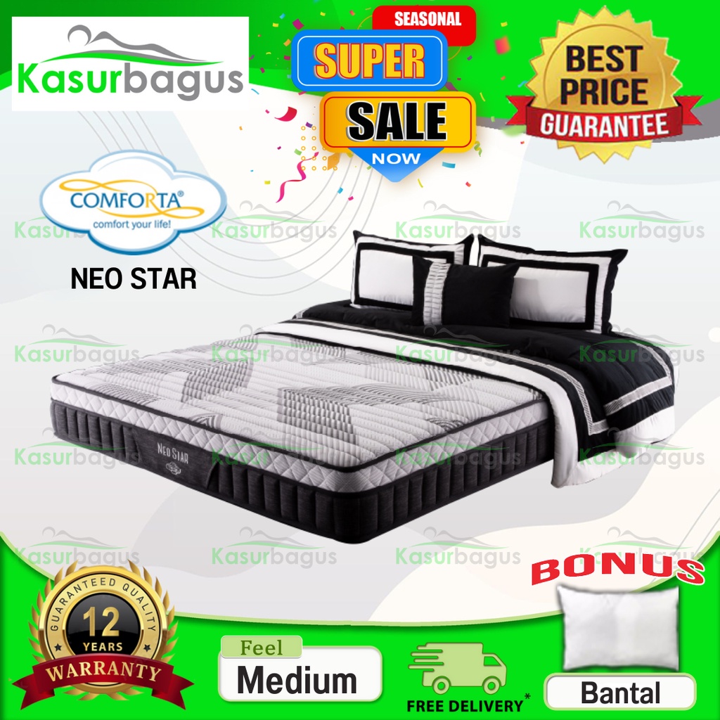 Jual Comforta Kasur Springbed Neo Star - Kasur Saja 90x200 | Shopee Indonesia