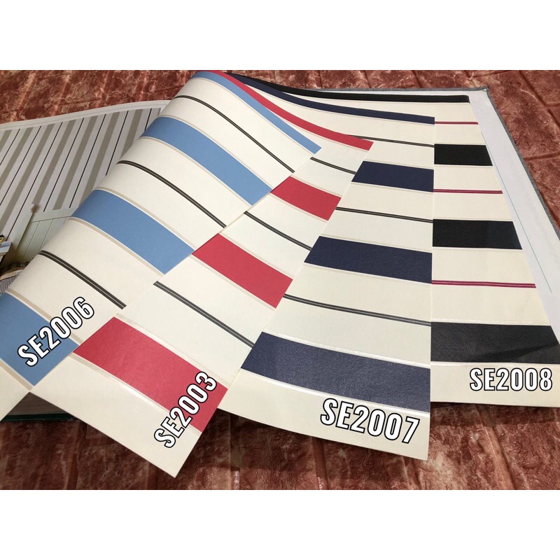 Jual Wallpaper Dinding Motif garis-garis Minimalis SUNSHINE BOY ...