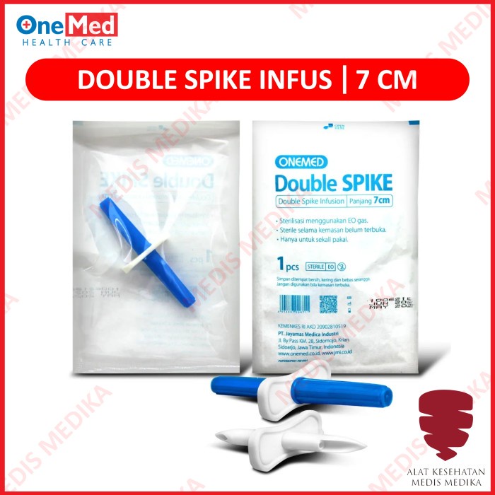 Jual Double Spike Infusion Onemed Alat Penusuk Tusuk Botol Cairan Infus ...