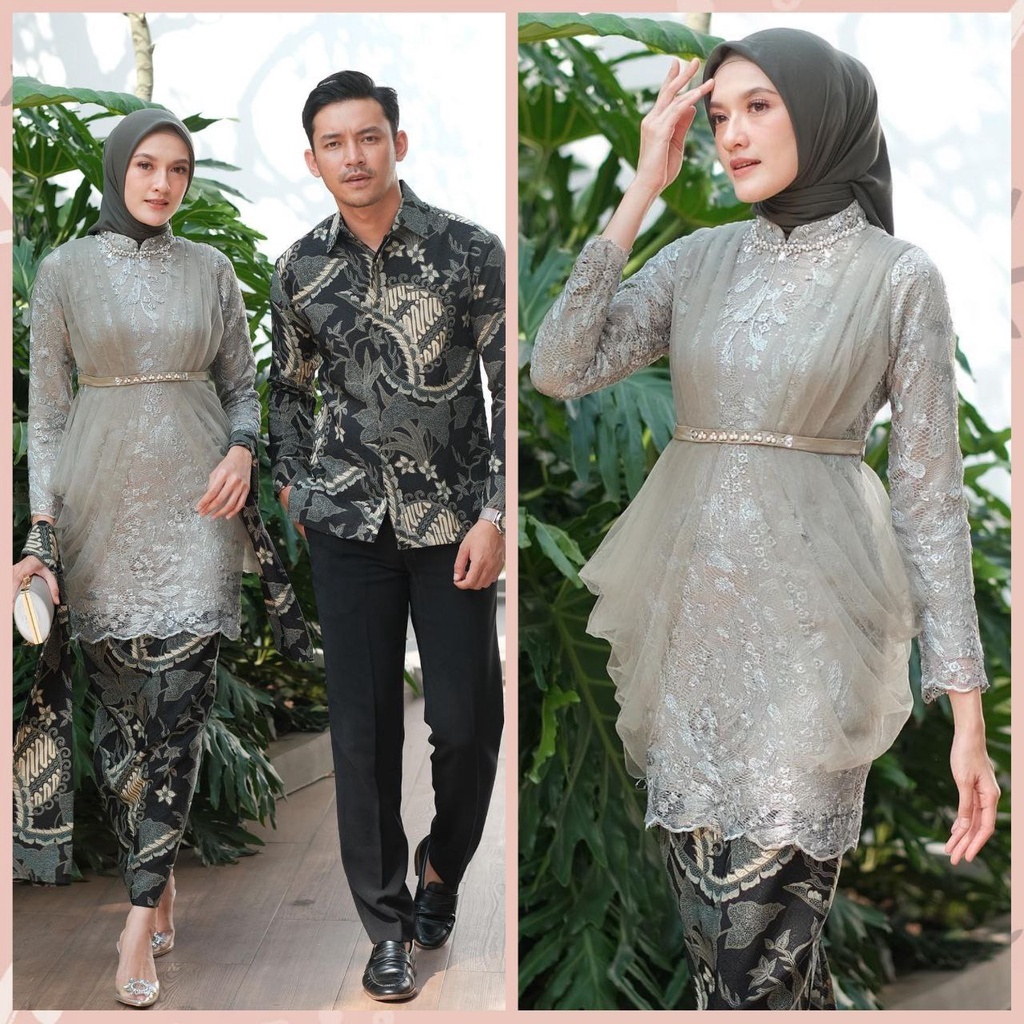 Jual KEBAYA COUPLE MEDINA MODERN BY DAYANA BATIK KEBAYA WISUDA LAMARAN ...